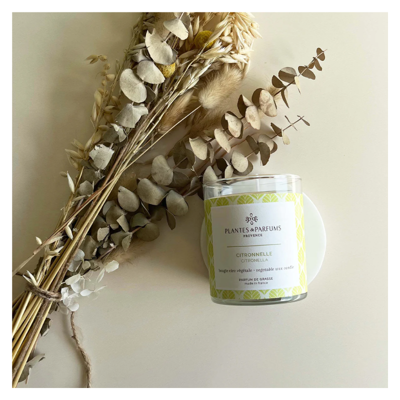 Citronnelle Essential Oil Vegetable scented candle - 180g